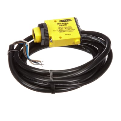 4-Pin Euro-Style QD Connector Banner SM31RQD Mini Beam Photoelectric ...