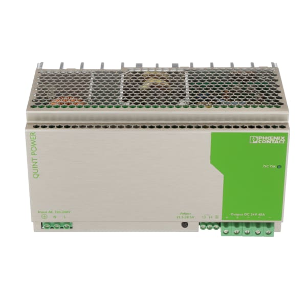 Phoenix Contact - 2938879 - Power Supply, ACDC, 24VDC, 40A, 960W, DIN ...