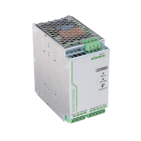 Phoenix Contact - 2866792 - Power Supply, ACDC, 24VDC, 20A, 480W, DIN ...