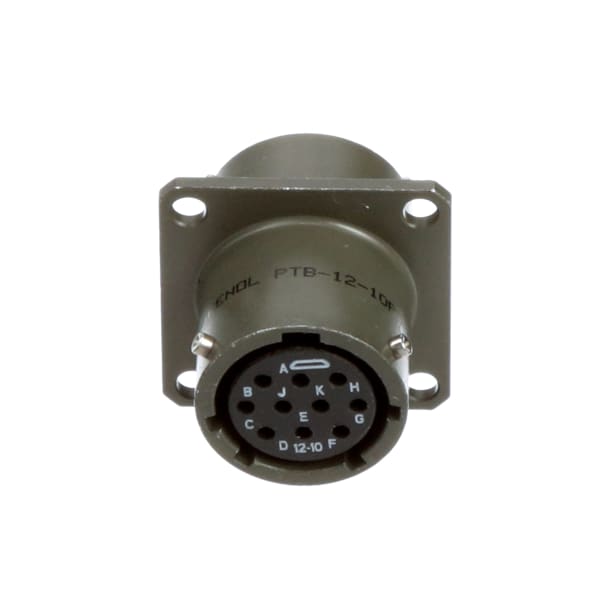 Amphenol Industrial - PTB-12-10PS - Connector THRU BULKHEAD RECEPTACLE ...
