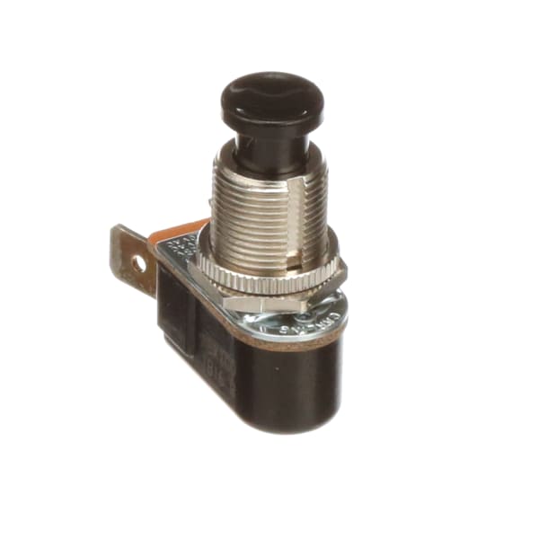 Carling Technologies - P27B-BL - Pushbutton Switch, SPST, OFF-ON, Black ...