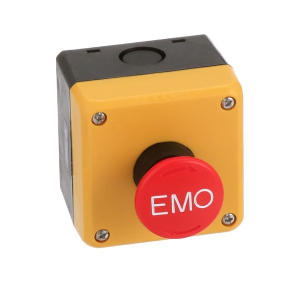 IDEC Corporation - FB1W-HW1B-V411R-EMO-2 - Switch and enclosure, 40mm ...