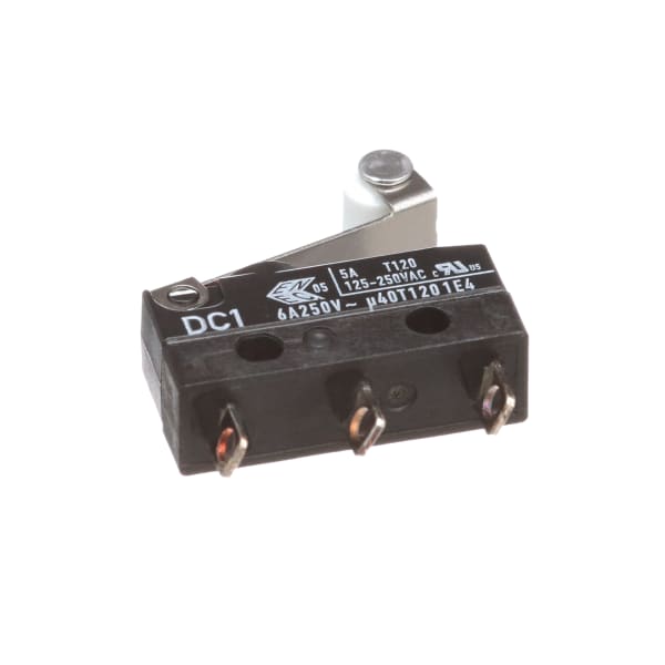 ZF Electronics - DC1C-A1RB - Switch,Snap Action,SPDT,NO/NC,IP67,Roller Actuator,Silver Alloy,6A ...
