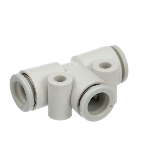 SMC Corporation - KQ2T08-00A - Pneumatic Tee Tube-to-Tube Adapter,Push In 8 mm,KQ2 Series ...