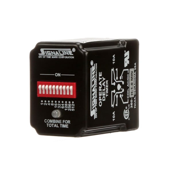 Time Mark Corporation - 360-H-1MIN - Time Delay Relay, 1-1023 Min, 40 ...