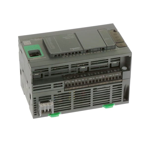 Schneider Electric - TM241CE24R - Controller, Logic, 24IO, Relay, Ethernet, Modicon M241 ...