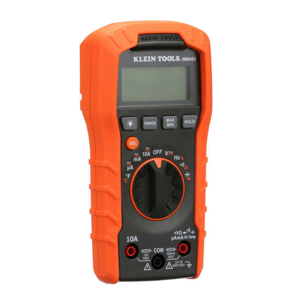 Klein Tools - MM400 - Digital Multimeter, Auto-Ranging, 600V ...