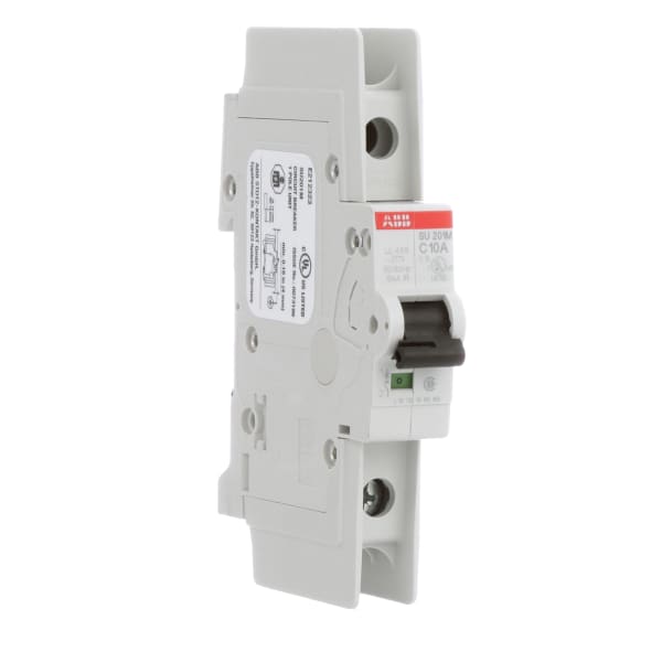ABB - SU201M-C10 - Miniature Circuit Breaker C-Characteristic, 10kA, 10A, 1P UL489 - Allied ...