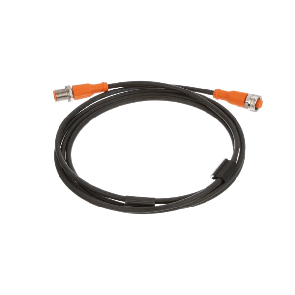 IFM Efector - EVC013 - Double Ended In-Series Cordset, M12 Male to M12 ...