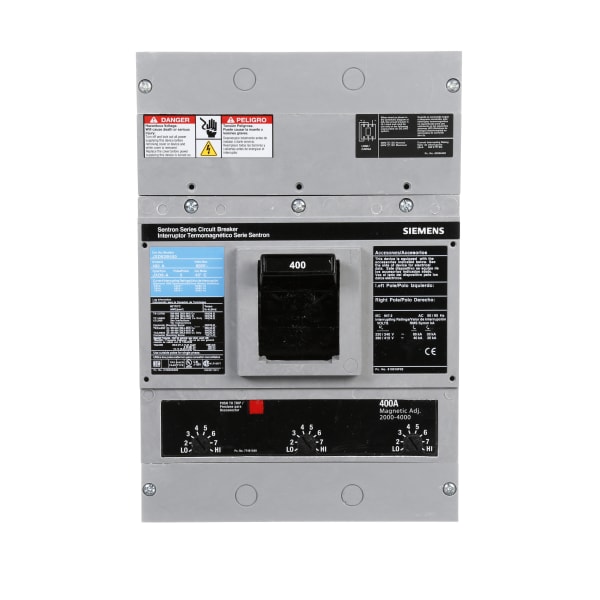 Siemens - JXD63B400 - Circuit Breaker JD6 3P 600V 400A FX - Allied ...