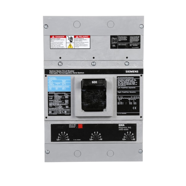 Siemens - LXD63B600 - interruptor LD6 3P 600V 600A FX - electrónica y automatización aliadas