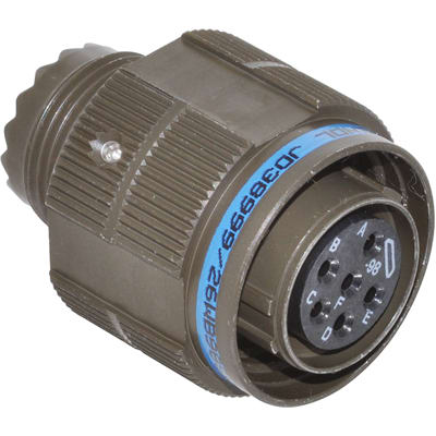 Amphenol Aerospace - D38999/26WB98SN - Circular Connector FEMALE 6 POSITION AL PLUG, MIL-DTL ...