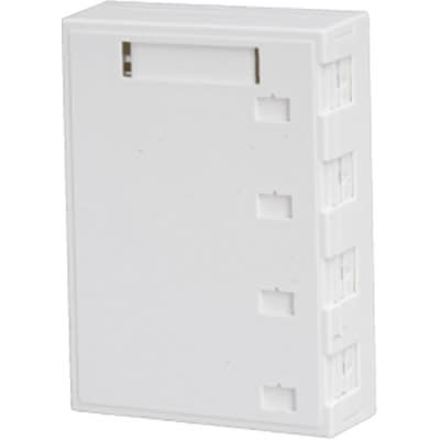 Belden - AX102653 - KEYCONNECT SIDE-ENTRY BOX, W/SHUTTER DOOR, 4-PORT ...