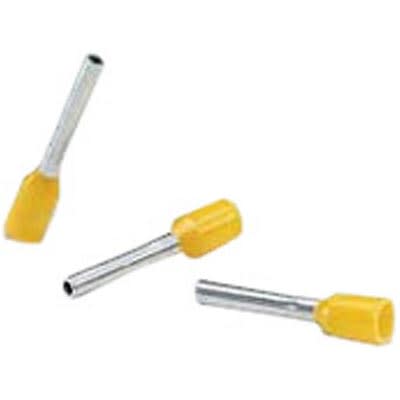 Panduit - FSD78-10-D - Insulated Ferrules Black DIN end sleeve 16 AWG ...
