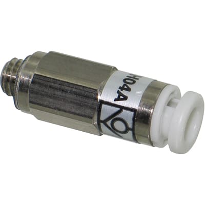 SMC Corporation - AKH04A-M5 - AKH Check Valve, 4mm Tube, M5 x 0.8 Male Port, -100 kPa - 1 MPa ...