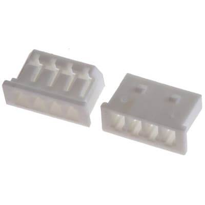 Molex Incorporated - 51004-0400 - MICROBLADE Series 2mm Pitch 4 Way 1 Row Female Straight PCB ...