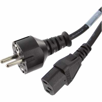 Volex Power Cords - 17850 10 C3 - Power Cord, C13, CEE 7/VII Plug, 3 ...