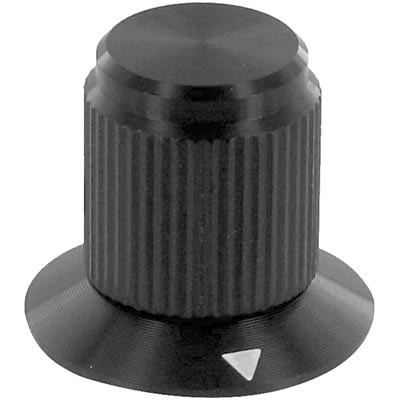 Kilo International - DDS-50-2-6 - Knob, 6-32, 0.750 in., 0.625 in., 0.125 in., Black Gloss, DDS ...