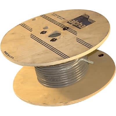 Alpha Wire - 5010C SL005 - Multiconductor, Unshielded, 10C, 22AWG, Stranded, Gray, PVC, Xtra ...