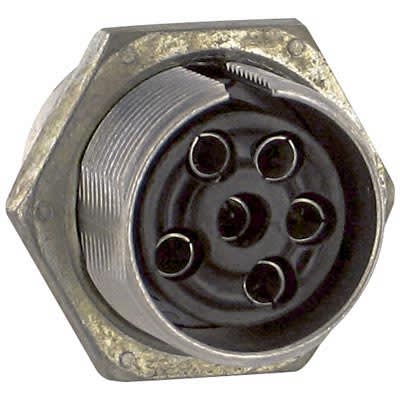 Eaton - CDM Electronics - 91-PC6F - Conn, AV,XLR,Receptacle,6 Cont,Pnl ...