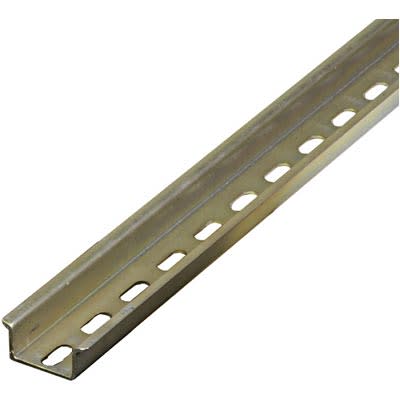 Phoenix Contact - 1201730 - DIN RAIL, Perforated Galvanized Steel, 6.56 ...