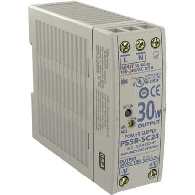 IDEC Corporation - PS5R-SD24 - Power Supply,AC-DC,24V,2.5A,85-264V In ...