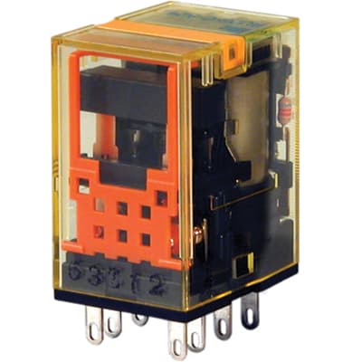 IDEC Corporation - RU2S-C-D24 - Relay, 10 A, 250 VAC, 30 VDC, 24 VDC ...