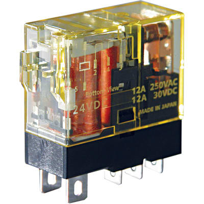 IDEC Corporation - RJ1S-C-D24 - Relay, E-Mech, SPDT, Ctrl-V 24DC, 12A ...