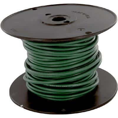 Olympic Wire and Cable Corp. - 367 GREEN CX/100 - Hook-Up Wire, 10 AWG ...