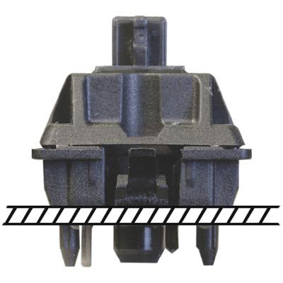 Cherry Americas - MX1A-11NW - Switch,Key,SPST-NO,Keyboard,Low Profile ...