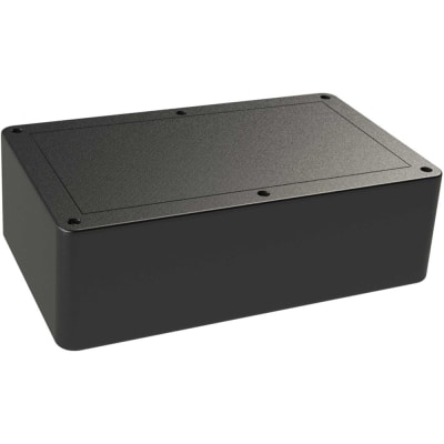 Polycase - DC-96PMBYT - Enclosure,Box-Lid,Desktop,ABS,UL94-5VA,Black ...