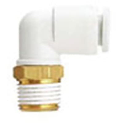 SMC Corporation - KQ2L06-01AS - One-Touch Fitting, 6 mm Tube Size, Male, R Thread, KQ2 Series - RS