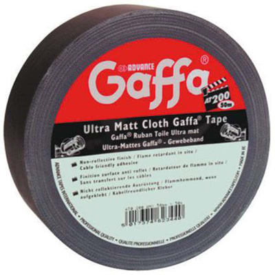 RS COMPONENTS UK - 205301 - Advance Tapes Black Matt Gaffa Tape, 50mm x ...