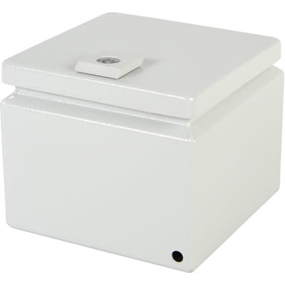 Rittal - 1553500 - Junction Box, Steel, Hinged, 1/4 Turn Latch, Gray, 6x6x5 In, IP66, EB Series - RS