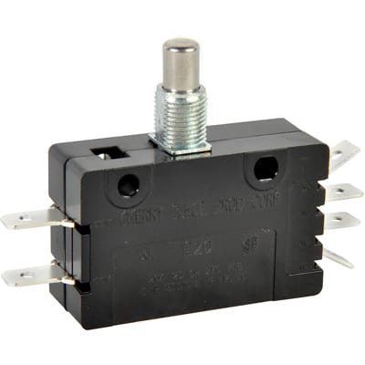 ZF Electronics - 0E20-00M0 - Switch, Snap Action, DPDT, Metal Over-Travel Button Act, 20A ...