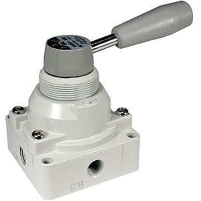 SMC Corporation - VH302-N03 - Hand Valve, 3/8NPT, side port, body port - RS