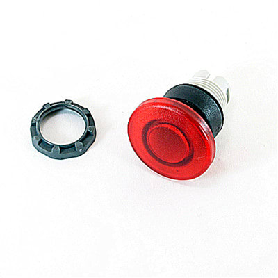 ABB - MPM1-11R - Modular Series, Red Push Button Head, Momentary, 22mm Cutout - RS