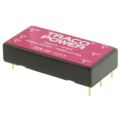 TRACO Power - TEN 50-4812 - TRACOPOWER Iso DC-DC Converter,Vin 36 to 75Vdc,Vout 12Vdc,I/O ...