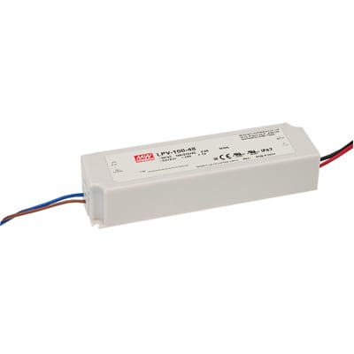 MEAN WELL - LPV-100-5 - Power Supply, AC-DC, LED Driver, 5V,12A, 60W, LPV Series - RS