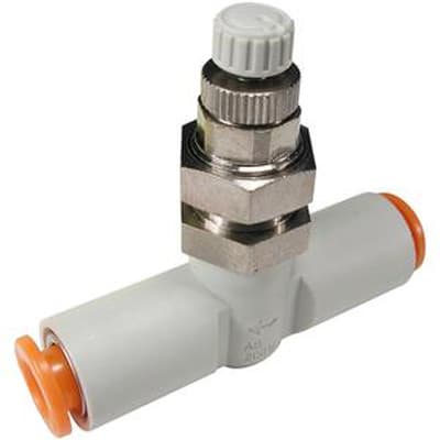 SMC Corporation - AS2001F-04-3 - Flow Control, inline, panel mt ...