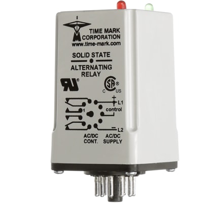 Time Mark Corporation - 261-D-24 - Alternating Relay 24VAC/VDC, DPDT ...