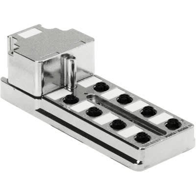 TURCK - 8MB12-5P1-MS-FK - 8-Port Terminal Chamber Junction Box,Spring ...