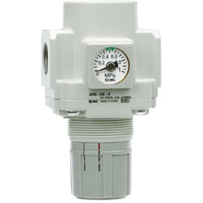 SMC Corporation - AR25-02-B - Regulator, 1/4Rc, 125PSI, gauge sold ...