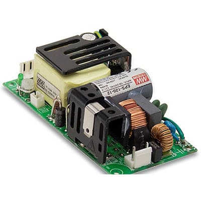 MEAN WELL - EPS-120-12 - Power Supply, AC-DC, Open Frame, 120W,12V,10A ...