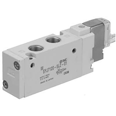 SMC Corporation - SYJ7120-5YO-01F-Q - Solenoid Valve, Base Mnt, 5 Port 2 Pos Single, 1/8 G, Air ...