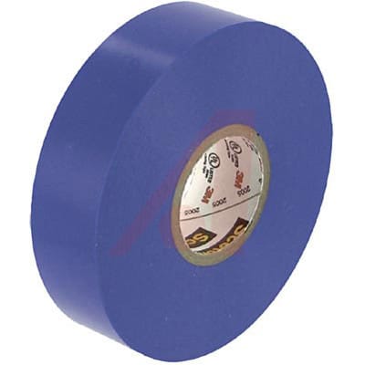 3M - 35-BLUE-3/4X66FT - Tape, Color Coding, Electrical, Vinyl, Blue, 66 ...