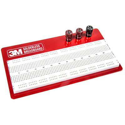 3M - 922309 - Solderless Breadboard Assembly, Red, 7" X 4", Jumper ...