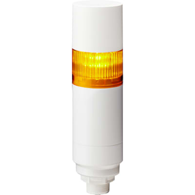 Patlite - LR6-102WCBW-Y - Light Tower,60MM,24VDC,1/2NTP SKT,M30 EXT ...