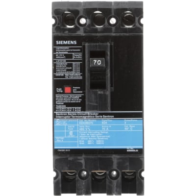 Siemens - ED43B070L - BRKR ED4 3P 480V 70A LUG - RS