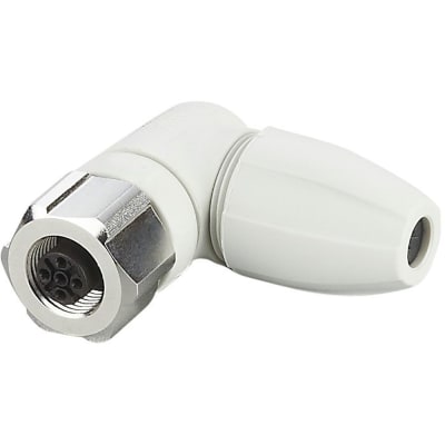 IFM Efector - EVF566 - Connector, 4 pin M12 F wirable conn, right angle ...